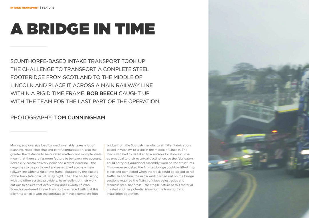 Intake Transport – UK Haulage from Scunthorpe, Lincolnshire