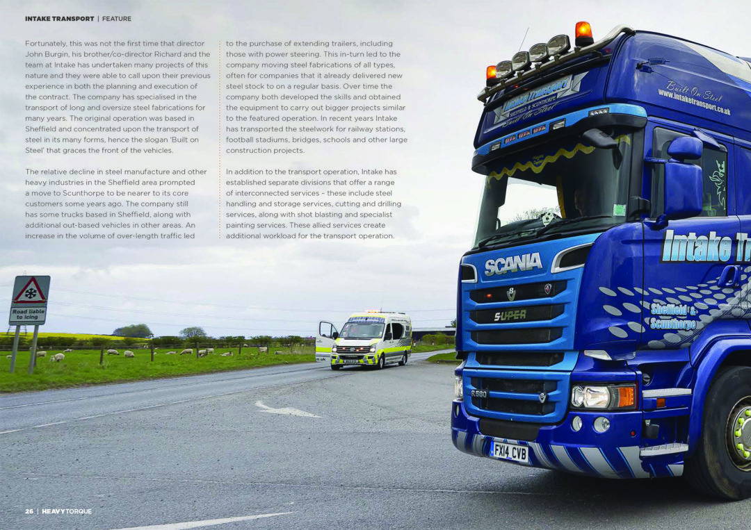 Intake Transport – UK Haulage from Scunthorpe, Lincolnshire